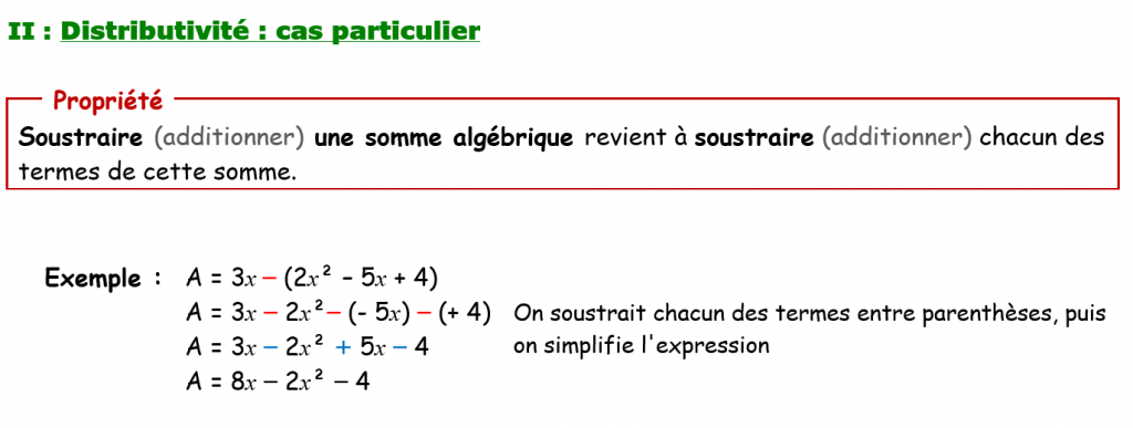 Cours – Distributivité simple – Automaths